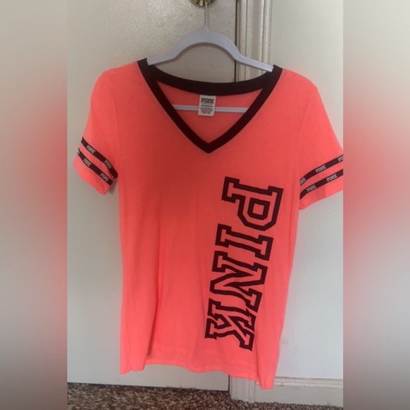 PINK Victoria's Secret | Tops | New Vs Pink Logo Tshirt | Poshmark